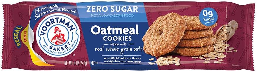 Zero Sugar Oatmeal Cookies