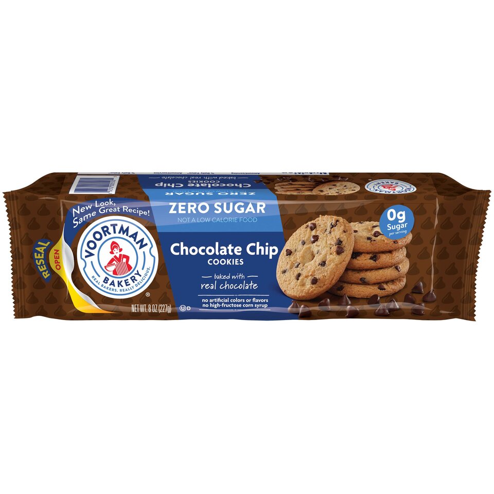 Zero Sugar Chocolate Chip Cookies