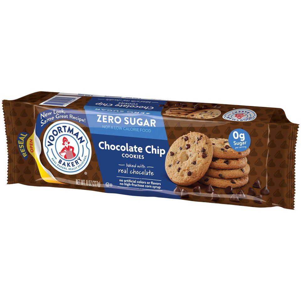 Zero Sugar Chocolate Chip Cookies