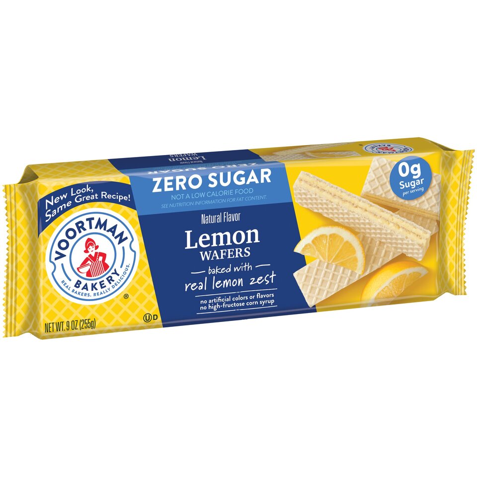 Zero Sugar Lemon Wafers