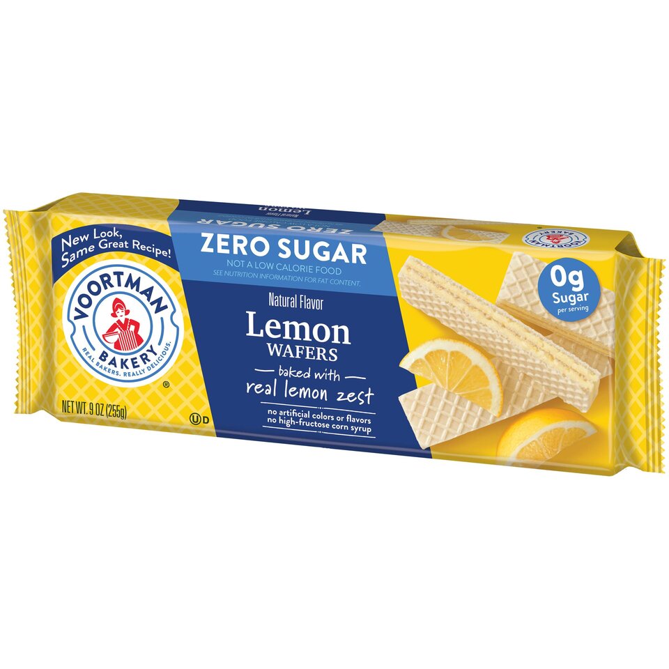 Zero Sugar Lemon Wafers