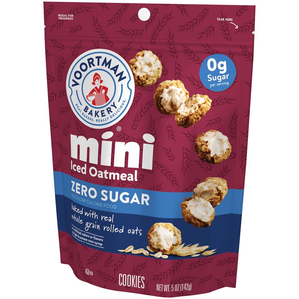 Zero Sugar Mini Iced Oatmeal Cookies