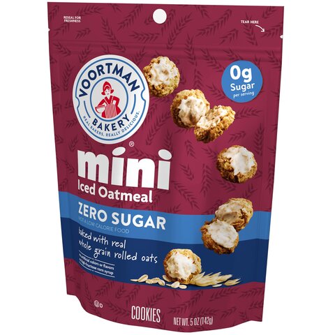 Zero Sugar Mini Iced Oatmeal Cookies